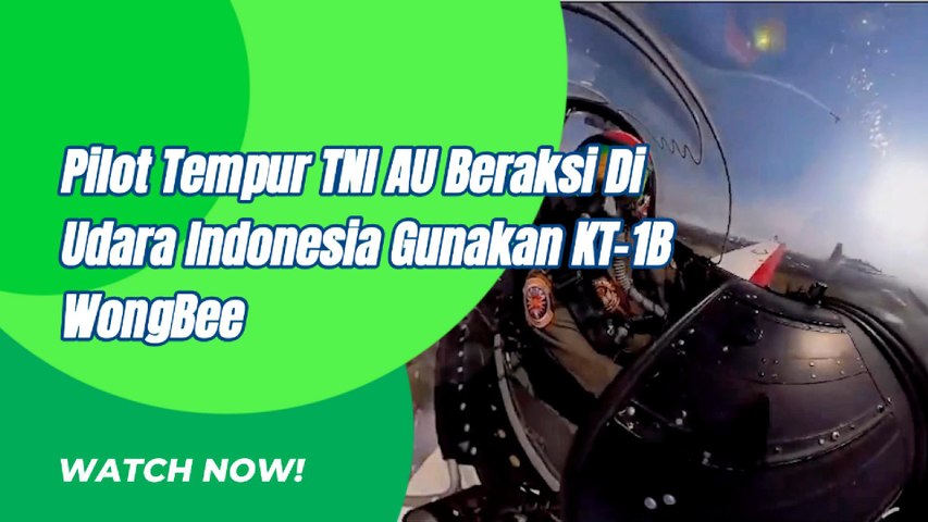 Pilot Pilot Tempur TNI AU Menguasai Udara Indonesia