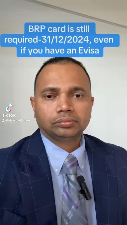 BRP card is still required-31/12/2024, even if you have an Evisa ...