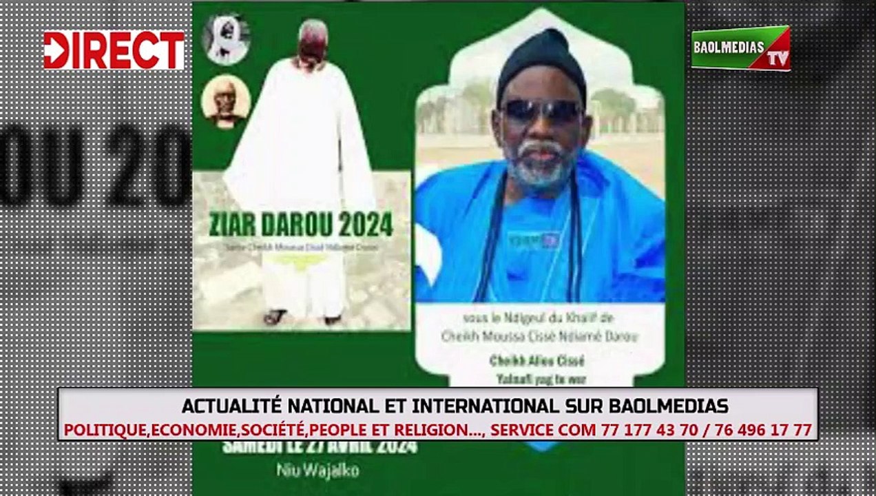 CEREMONIE DAROU CISSE 2024 RADIO BAOLMEDIA - Vidéo Dailymotion