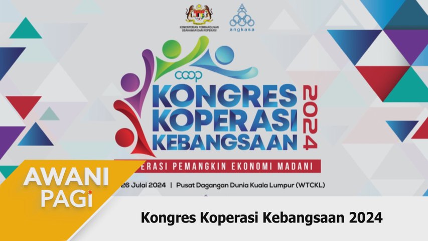 AWANI Pagi: Kongres Koperasi Kebangsaan 2024 | Astro Awani