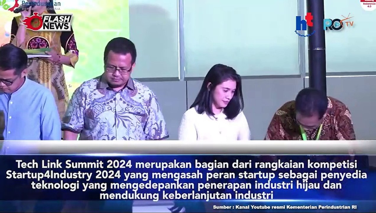 Kemenperin Gelar Tech Link Summit 2024 - Video Dailymotion