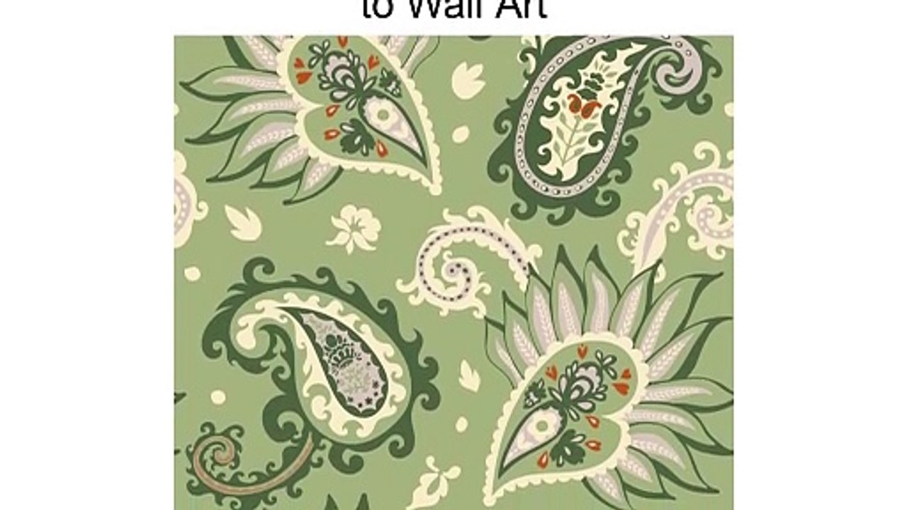 The Versatility of Paisley - From Fabric to Wall Art | Alan Boal ...