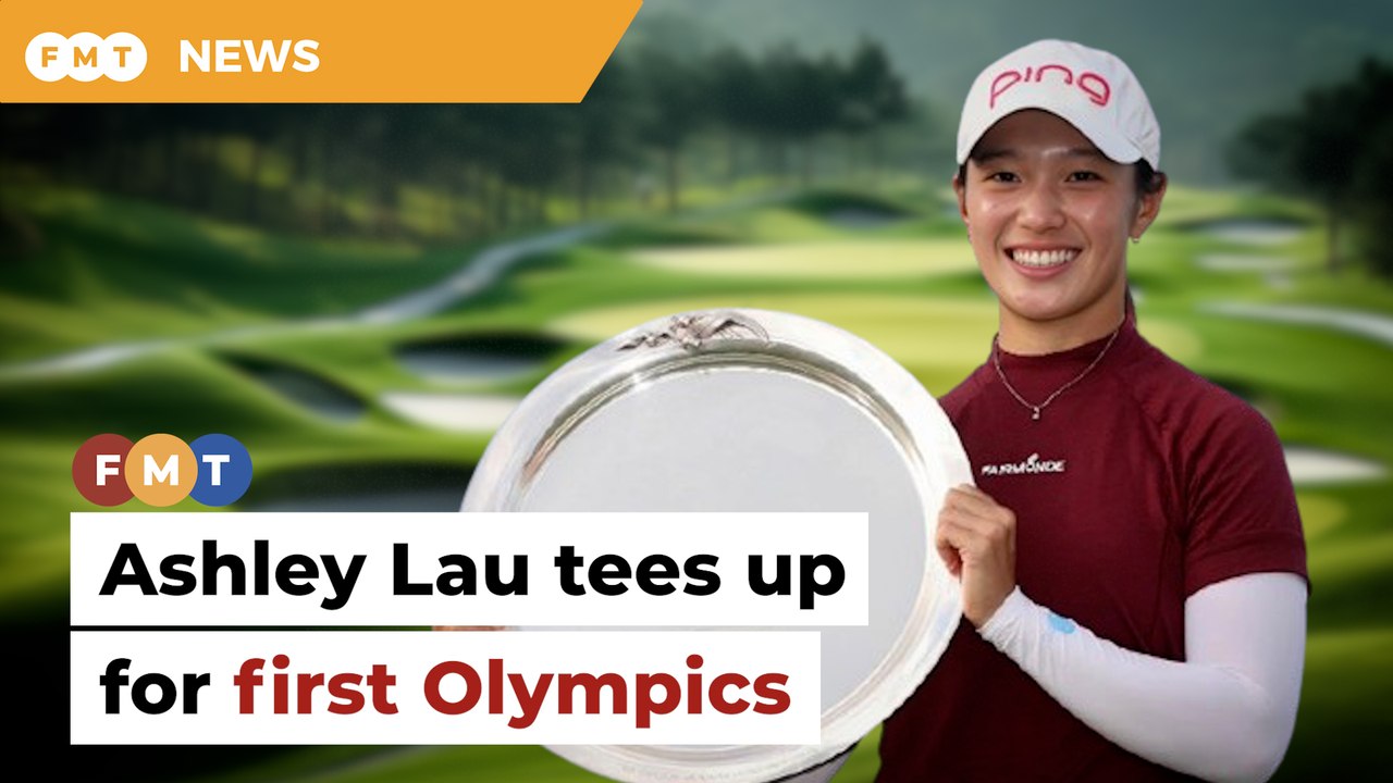 Swimmer-turned-golfer Ashley Lau tees up for first Olympics - video ...