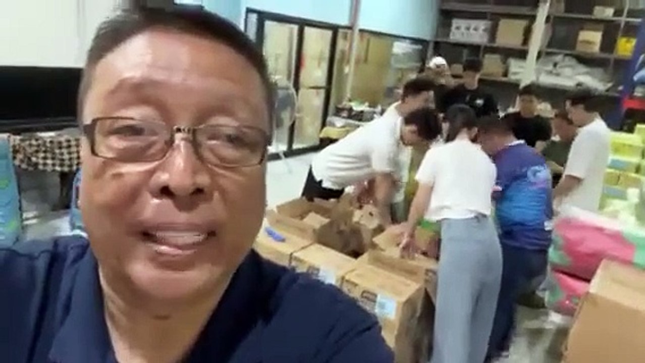 Sparkle stars, tumulong sa pagbabalot ng relief goods sa GMA Kapuso Foundation warehouse - July ...