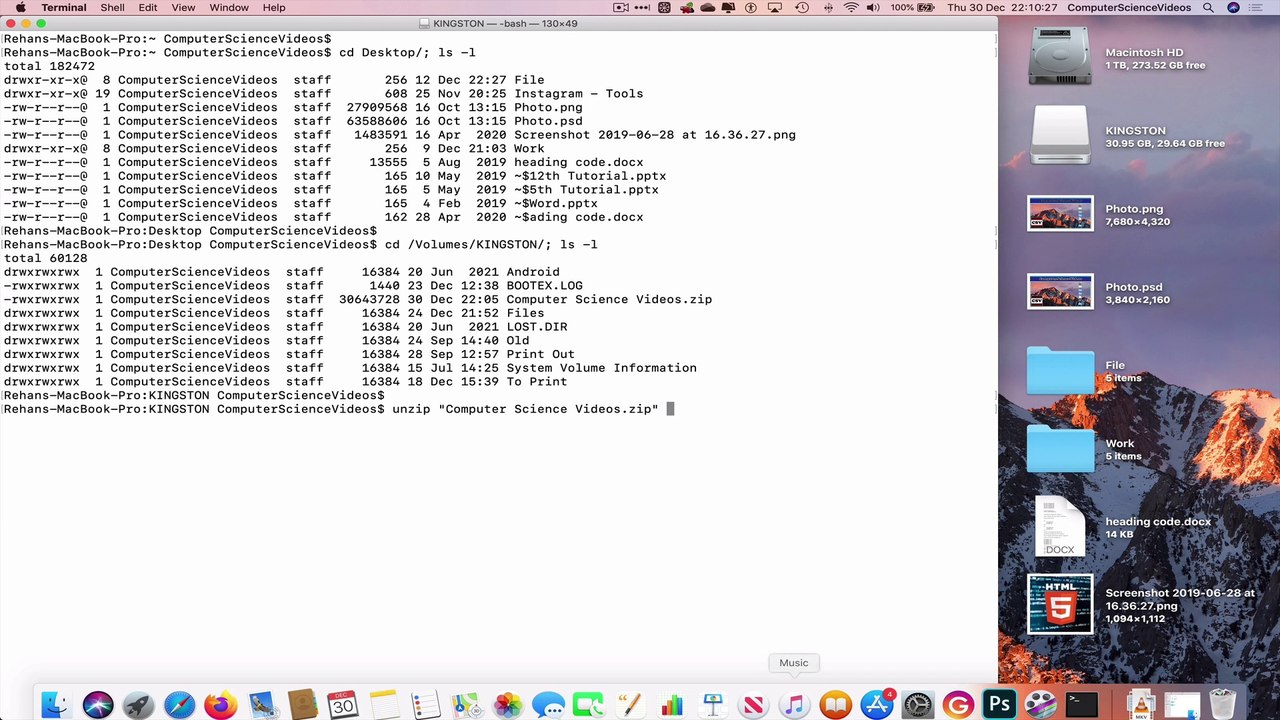 How to EXTRACT a Zip File On USB Using the Terminal Command Prompt - Basic Tutorial | New ...