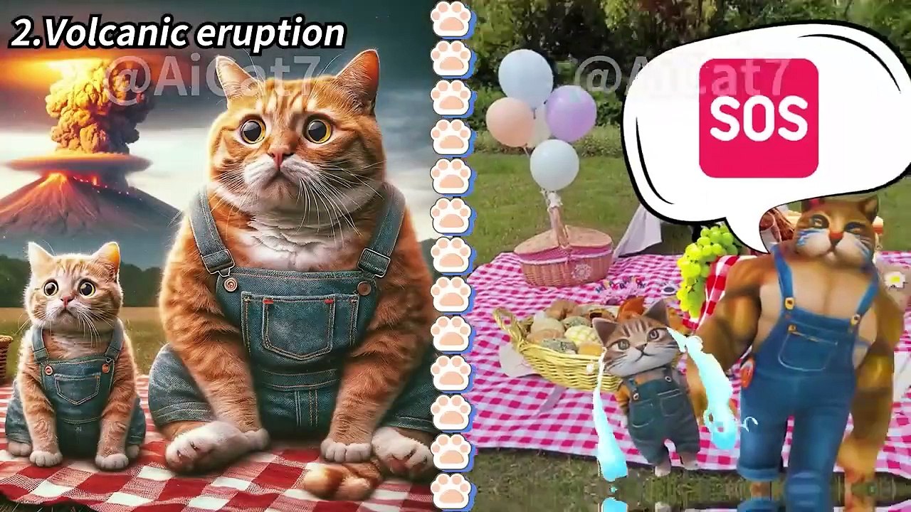 Poor Ginger Cat VIDEOS 1 ( 3 MINUTES ) #cats - video Dailymotion