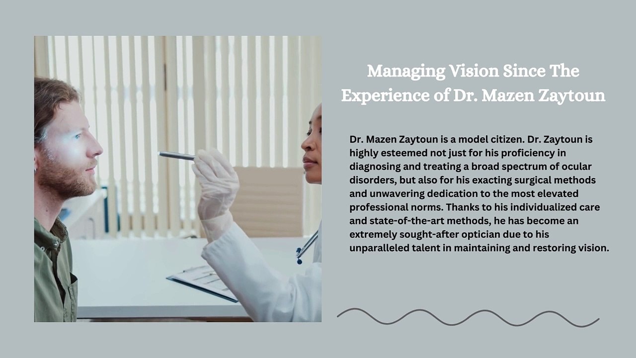 Leading the Way in Eye Care: Dr. Mazen Zaytoun's Comprehensive Approach ...