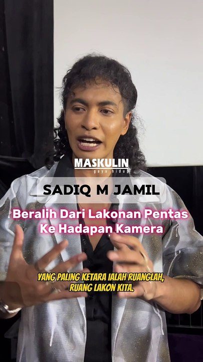 Sadiq M Jamil Beralih Dari Lakonan Pentas Ke Hadapan Kamera - Video Dailymotion