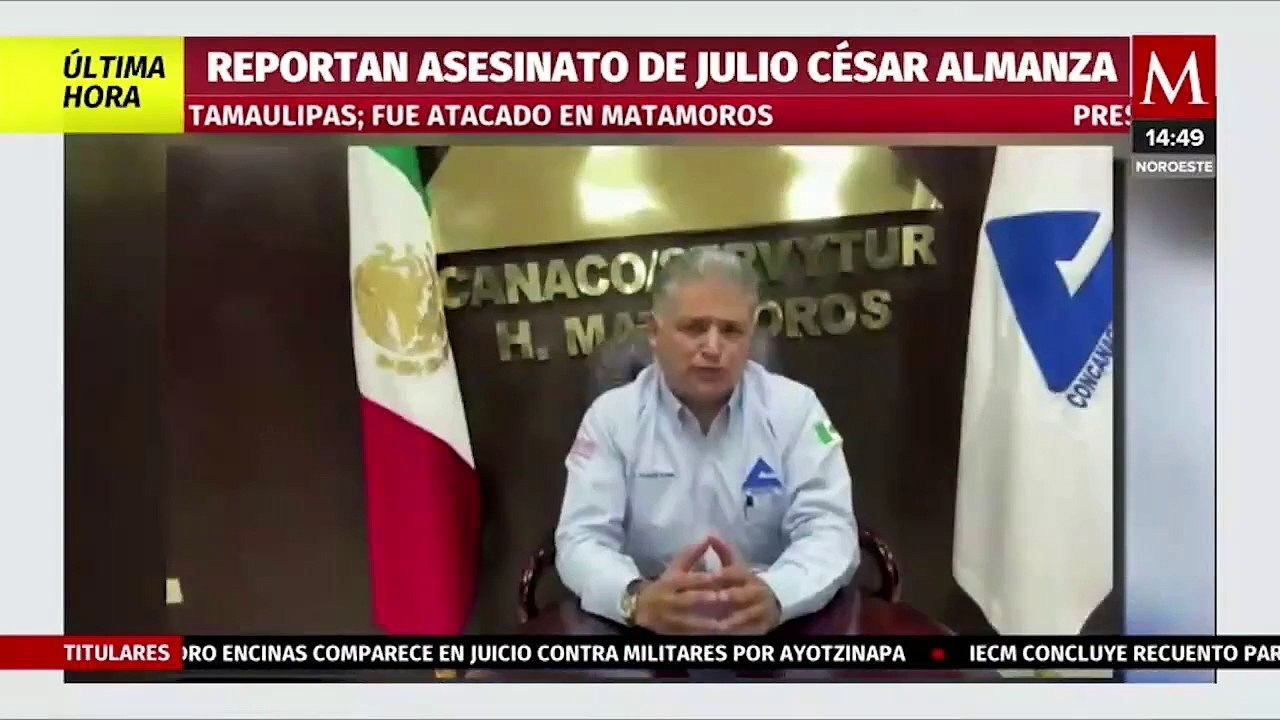 Asesinan a Julio César Almanza, presidente de la Fecanaco en Tamaulipas ...