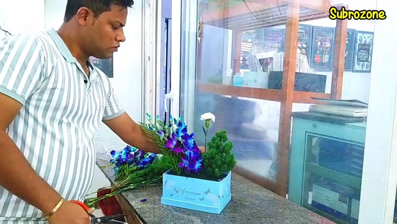 How to make flower bouquet easy | floral tutorial - video Dailymotion