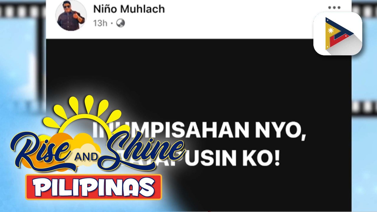 TALK BIZ | Cryptic message na pinost ni Niño Muhlach online, may ...