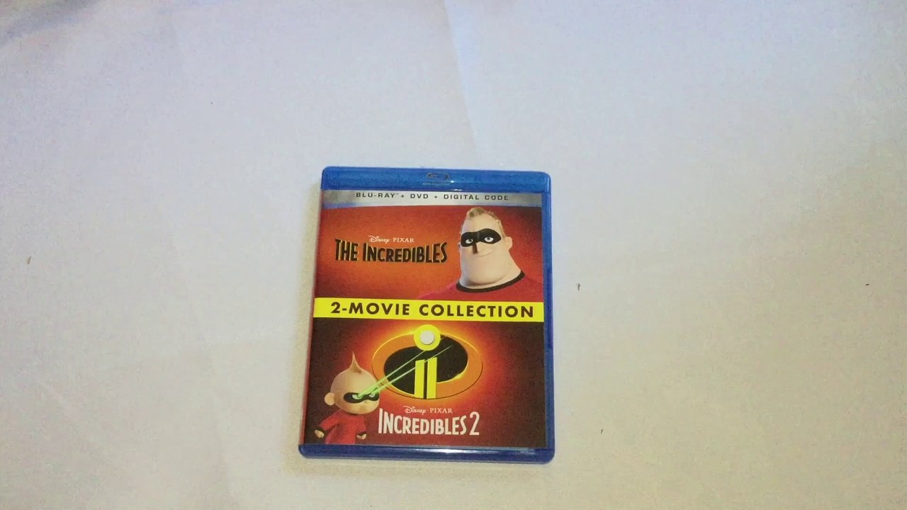 The Incredibles 2-Movie Collection Blu-Ray/DVD/Digital HD Unboxing ...
