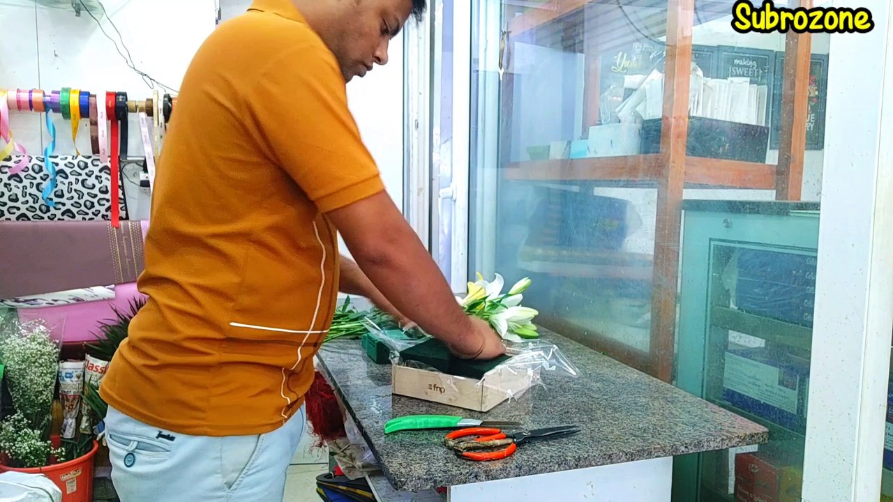 How to make flower bouquet easy | floral tutorial - video Dailymotion