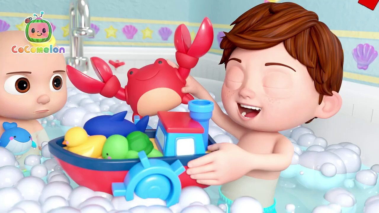 Bubble Bath Song with Sea Animals CoComelon Nursery Rhymes Kids Songs ...