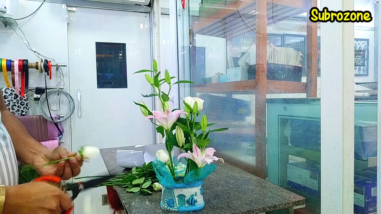 How to make flower bouquet easy | floral tutorial - video Dailymotion