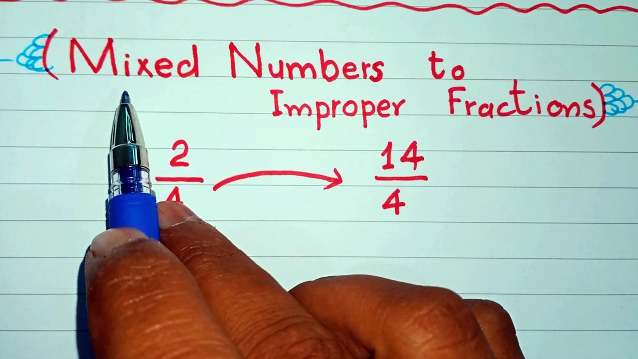 How to Convert Mixed Numbers into Improper Fractions __ MathOguide ...