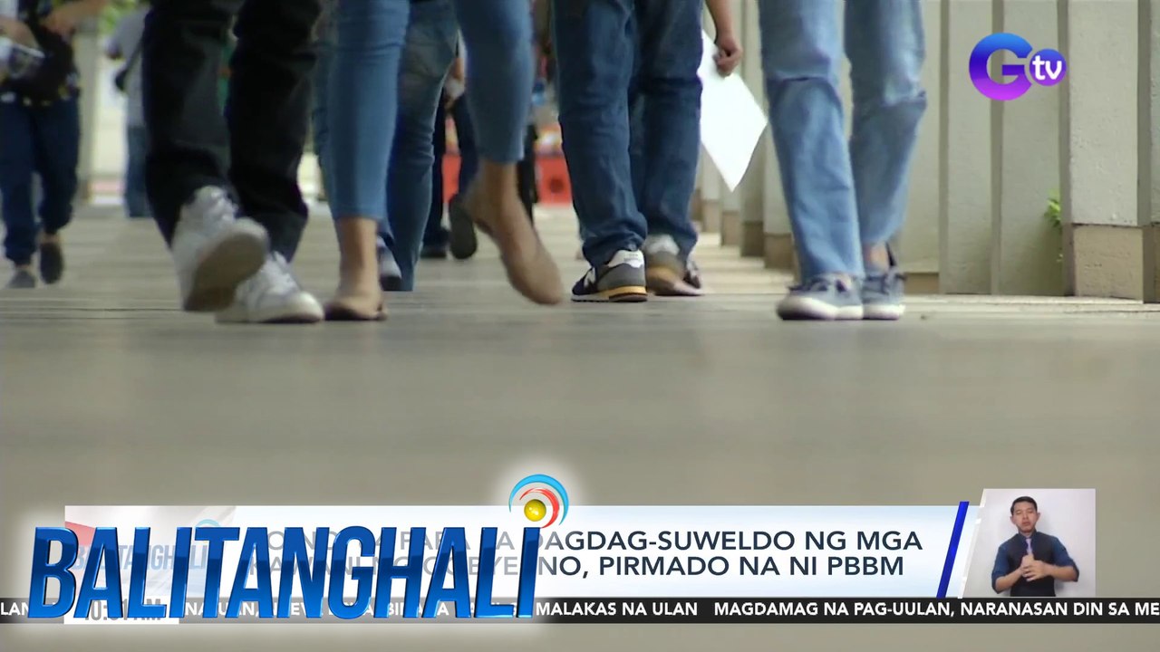 EO No. 64 sa dagdag-suweldo ng mga kawani ng gobyerno, pirmado na ni ...