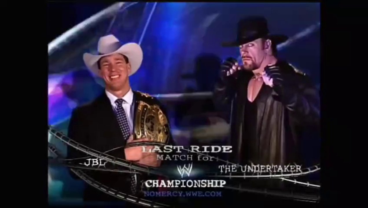 WWE No Mercy 2004 - The Undertaker vs JBL (Last Ride Match, WWE ...