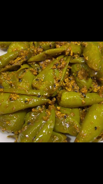 Dahi Mirchi Recipe | Unique New Curd Chilli | Dahi Hari Mirchi Masala ...
