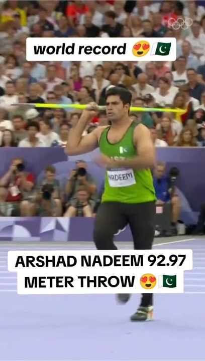 Arshad nadeem Olympic Olympian gold medal winner pakistan hero javelin ...