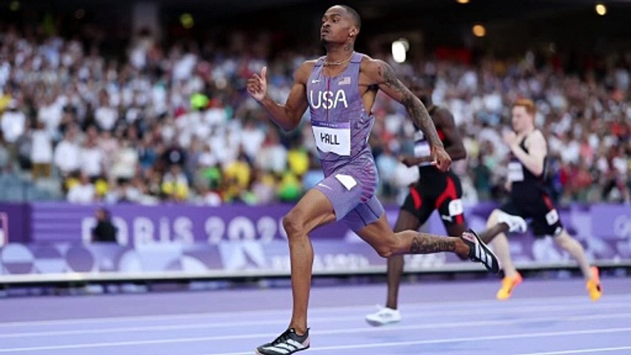 Quincy Hall Wins Olympic 400m Dash... A Star Was Born - video Dailymotion