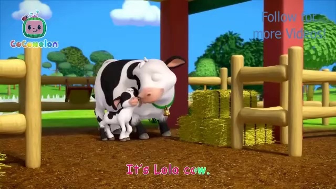 Lola the Cow Song! (La Vaca Lola) - Animals for Nina! | CoComelon ...