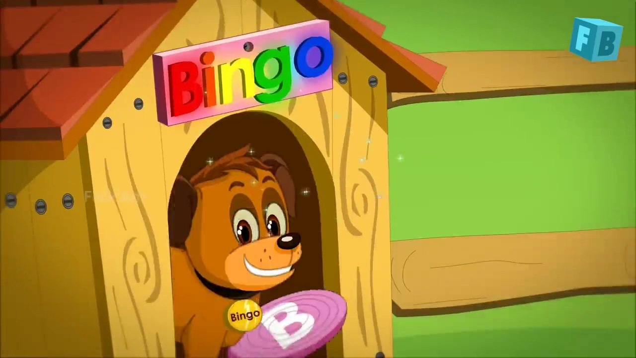 Bingo Dog Song Nursery Rhymes With Lyrics _ Kids Songs _ Cartoon ...