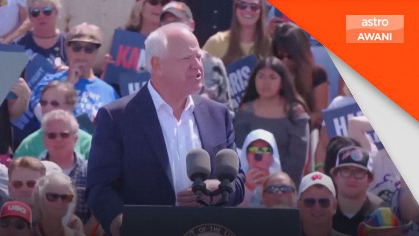 Pemimpin Arab Amerika puji pemilihan Tim Walz | Astro Awani