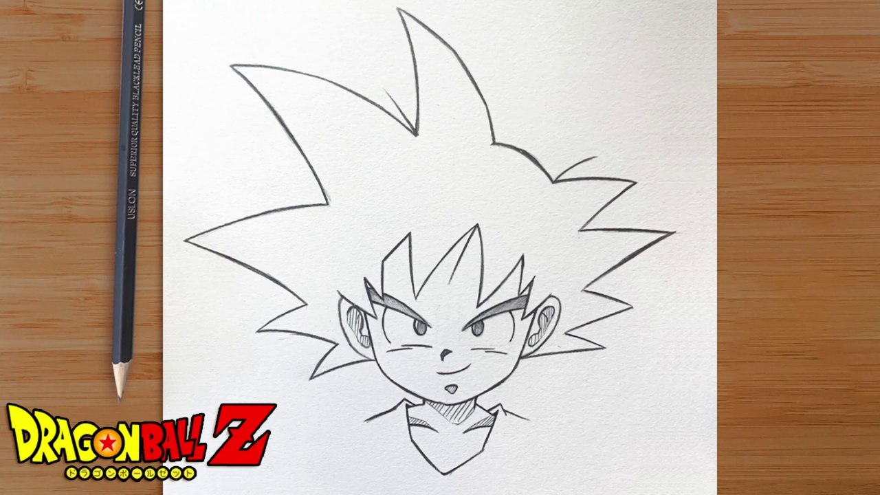 How to Draw Kid Goku Step by Step Easy ️ - video Dailymotion
