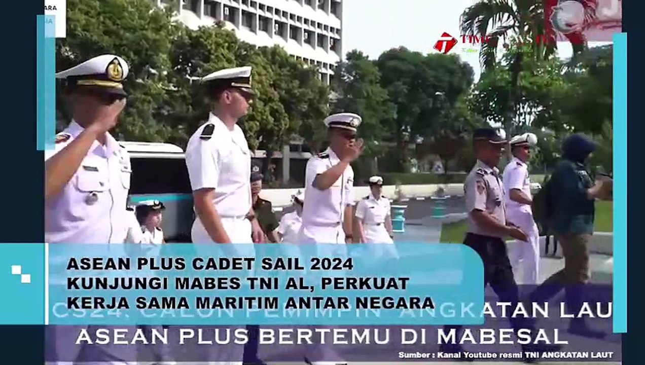 ASEAN PLUS CADET SAIL 2024 KUNJUNGI MABESAL, PERKUAT KERJA SAMA MARITIM ...