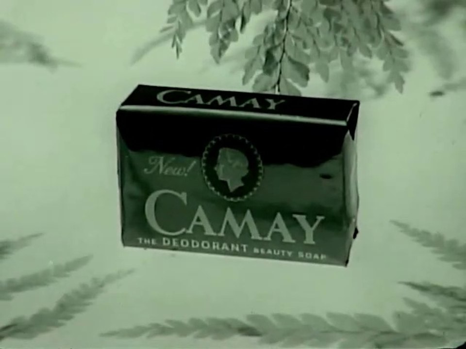 1950s CAMAY soap TV commercial - lady in the shower (show more skin ...