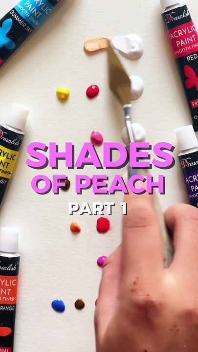 Color Mixing Tutorial of Pastel Peach Shades - video Dailymotion