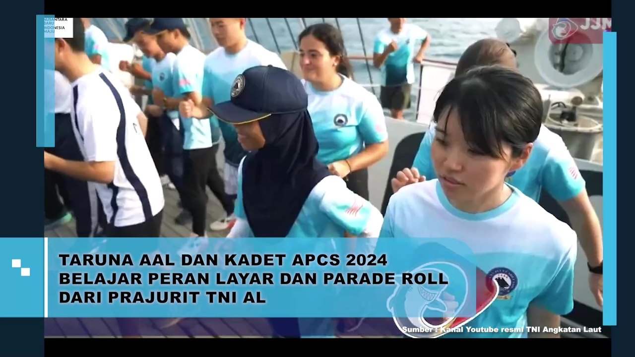 Taruna AAL dan Kadet APCS 2024 Belajar Peran Layar dan Parade Roll dari Prajurit TNI AL - Video ...