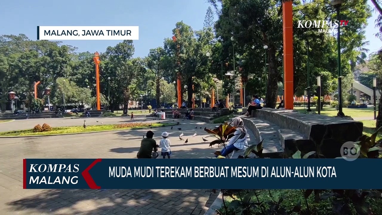 Kembali Terjadi! Muda Mudi Berbuat Asusila di Alun-alun Kota Malang ...