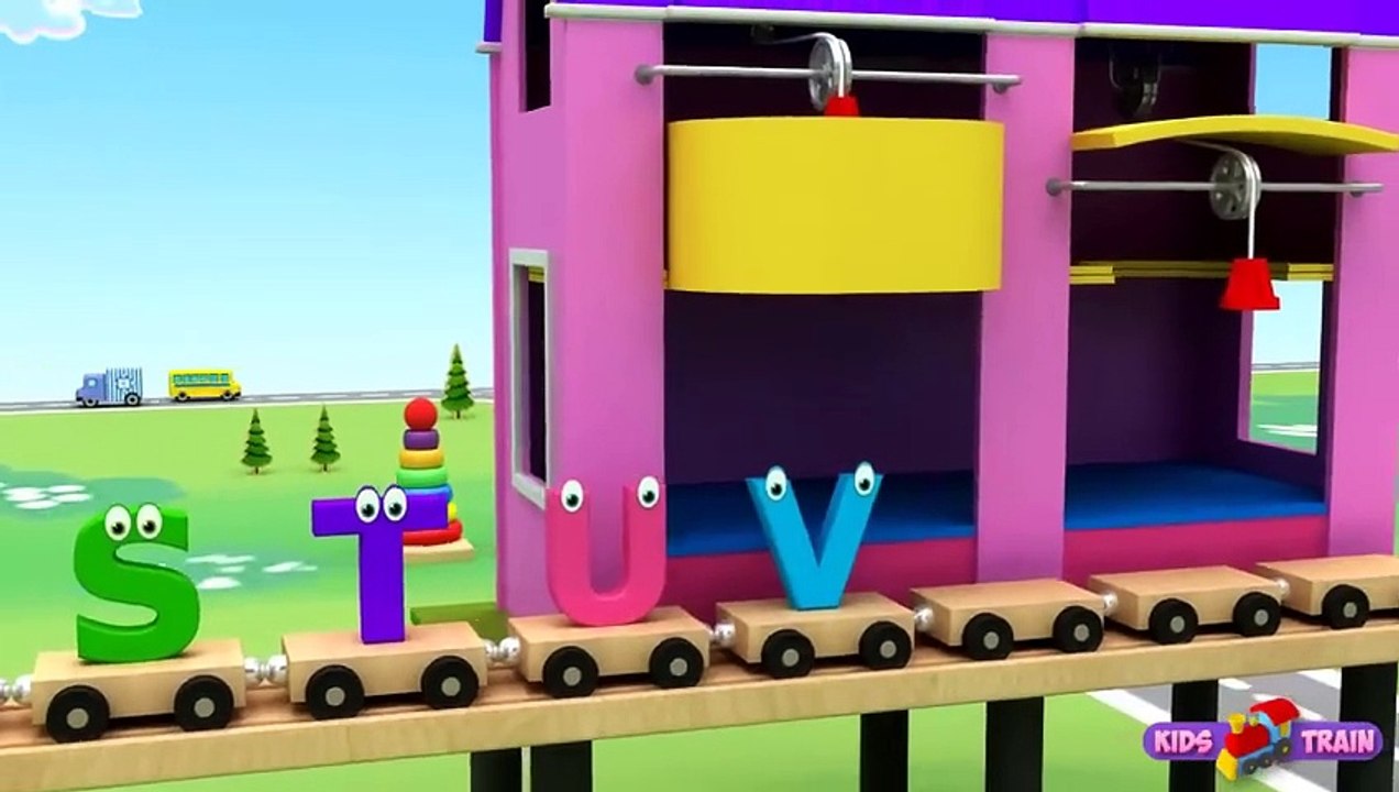Learn Alphabet Train Song - 3D Animation Alphabet ABC Train song for ...