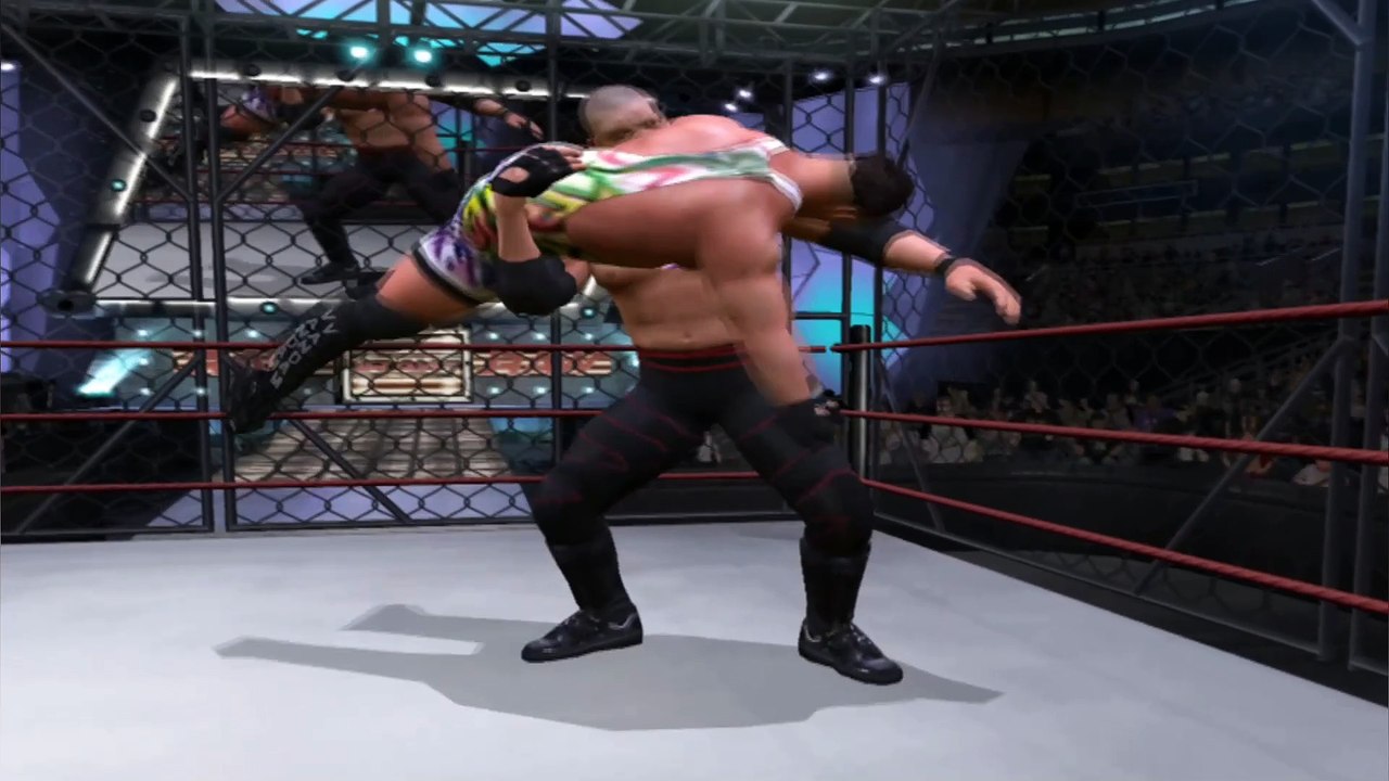 WWE Kane vs Rob Van Dam Steel Cage match Raw 8 September 2003 | SmackDown vs Raw PCSX2 - video ...