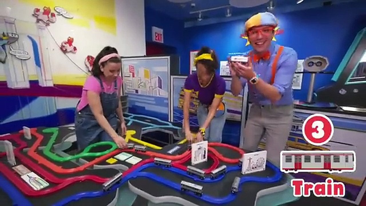 Blippi & Ms Rachel Learn Vehicles - Wheels on the Bus - Videos for Kids ...