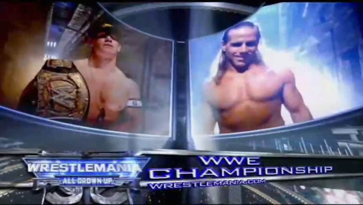 WWE WrestleMania 23 - Shawn Michaels vs John Cena (WWE Championship ...
