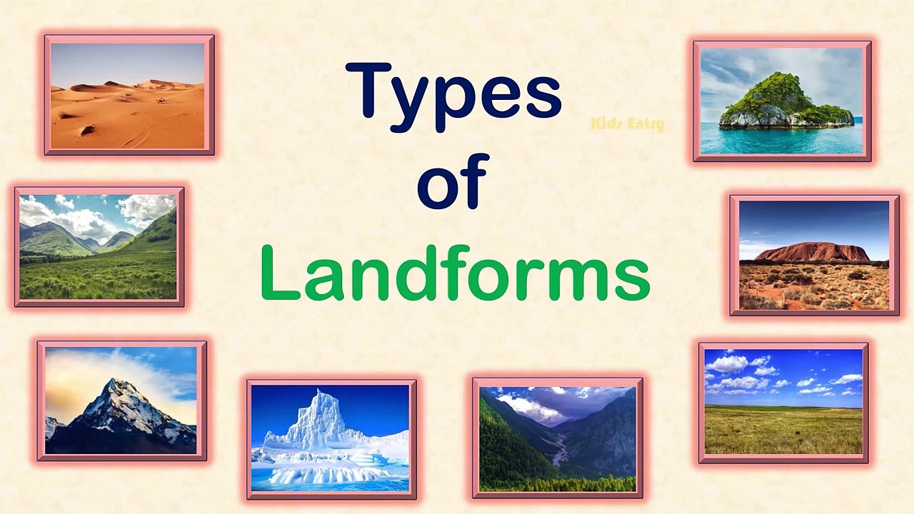 Types of Landforms_ Landforms _ Landforms video for Kids _ Landforms on ...