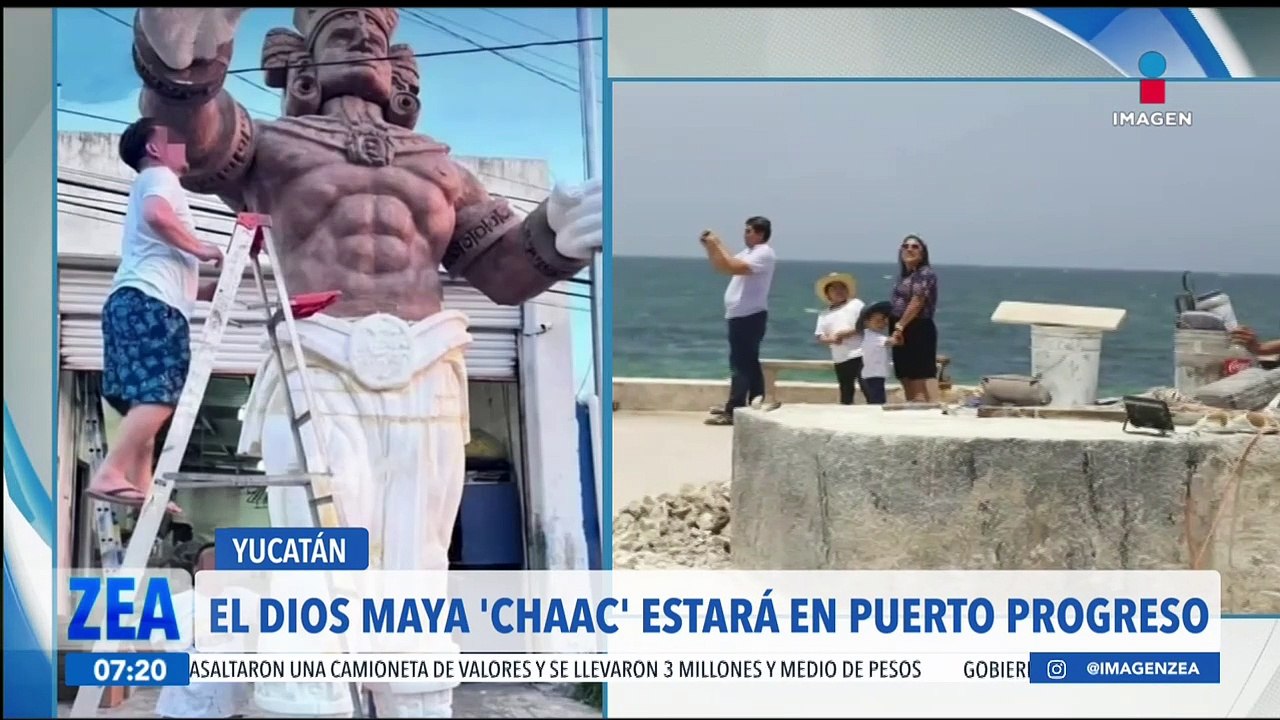 Dios maya Chaac tendrá una estatua en Puerto Progreso, Yucatán - Vídeo ...
