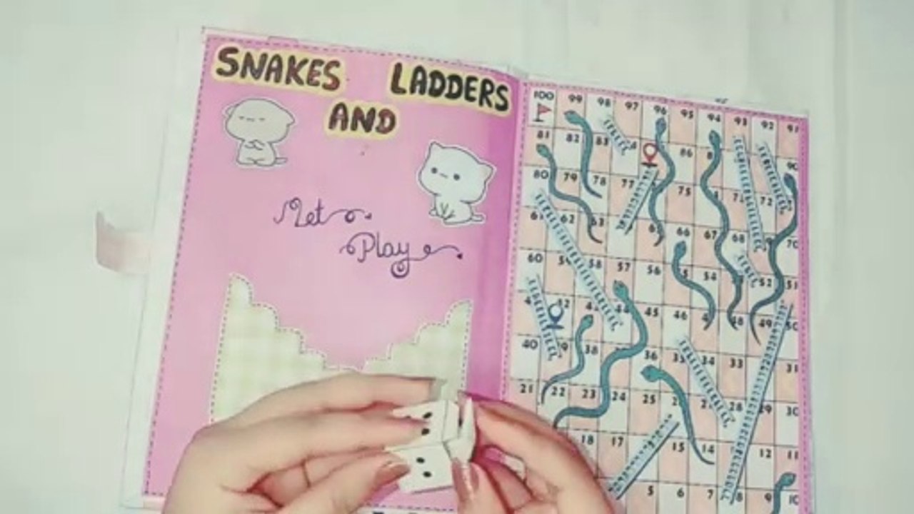 DIY cute Paper gaming book | how to make Paper gaming book - video ...