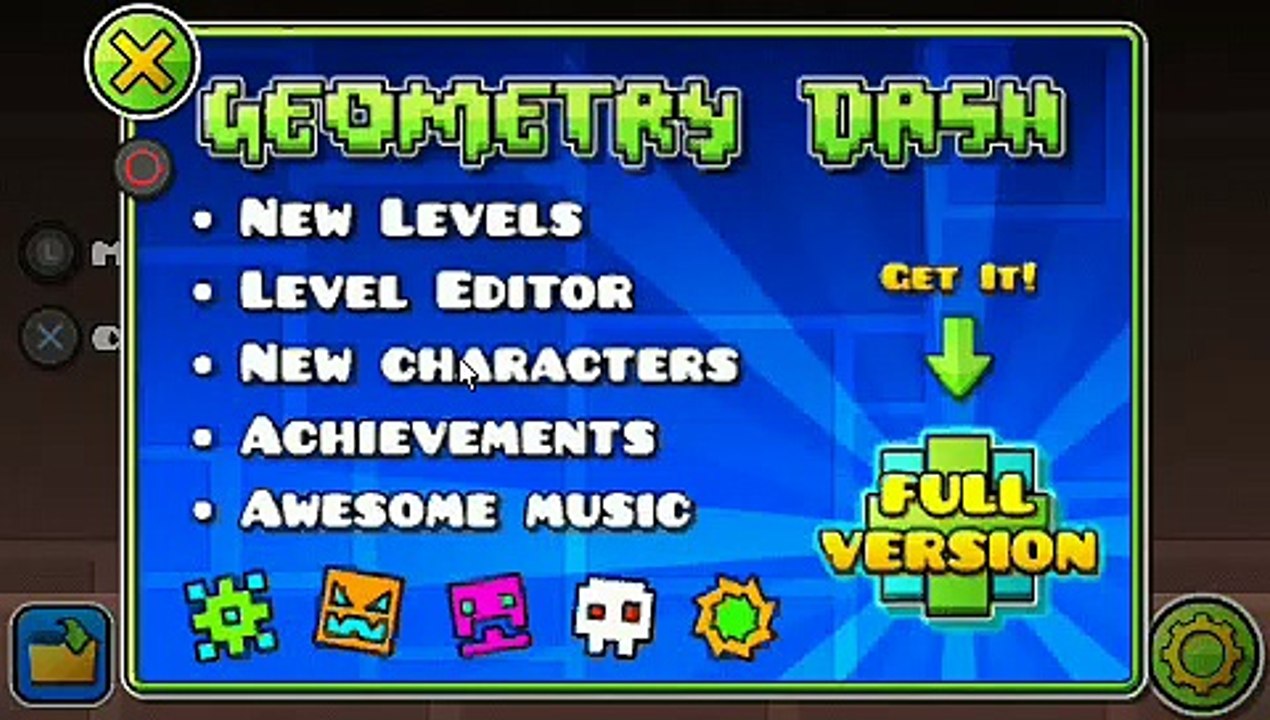 Geometry Dash PSP online multiplayer - psp - Vidéo Dailymotion