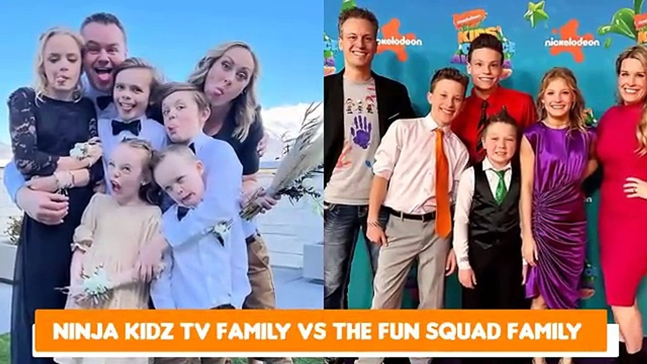 Ninja kids.Ninja Kidz Tv Family VS The Fun Squad Family (Real Names ...