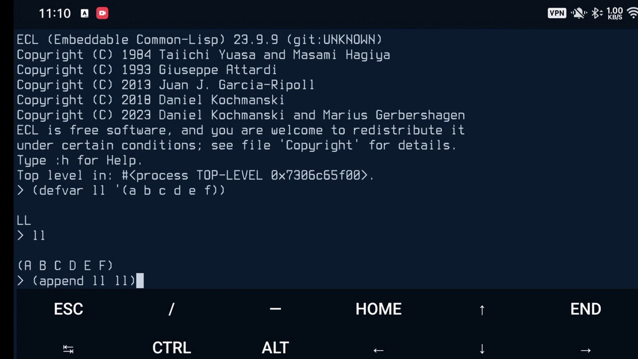 Common Lisp: APPEND vs NCONC demo - video Dailymotion