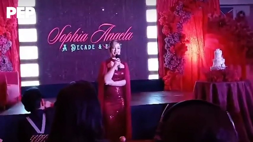 Sophia Angela Asistio thanks guests in her debut party | PEP Hot Story