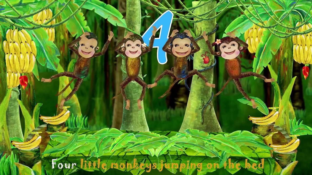 Five Little Monkeys Jumping on the Bed - CoComelon Nursery Rhymes ...