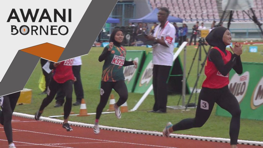 Nur Afrina leburkan rekod 100 meter wanita SUKMA | Astro Awani