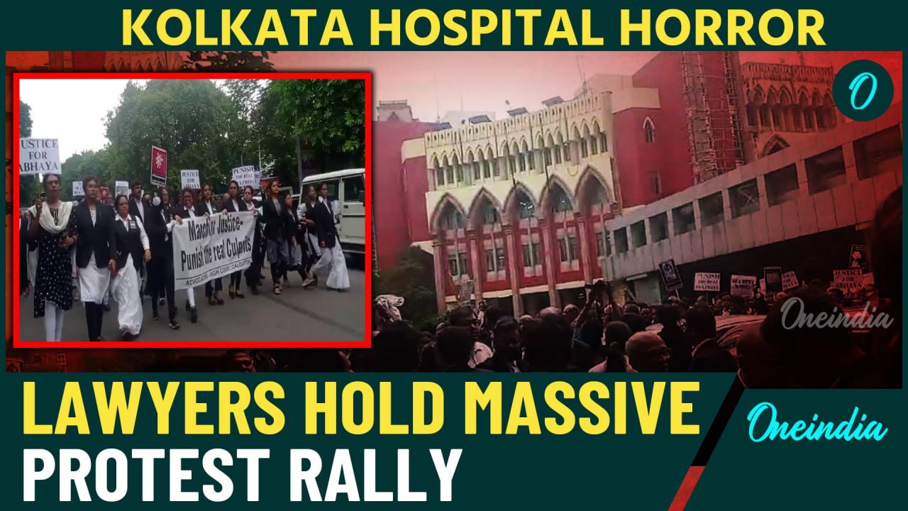 Kolkata Doctor Case: Kolkata HC Lawyers Hold Protest March, Demand ...