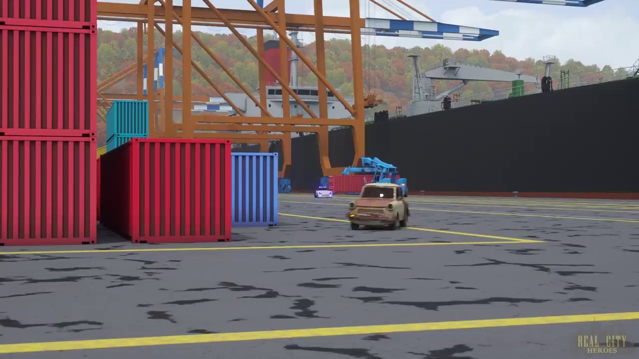 Catching Ace the Lemon Car - Sergeant Cooper the Police Car | For kids ...