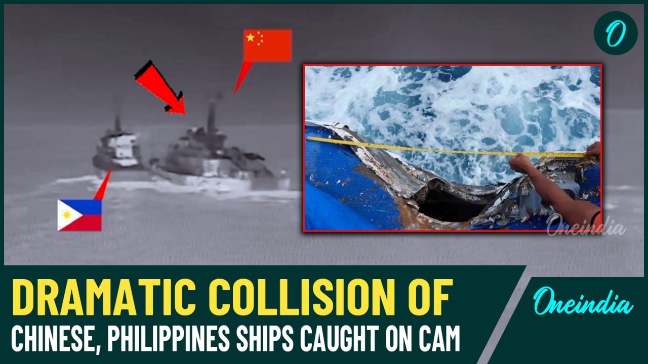 High Seas Clash: China and Philippines’ Ships Engage in Dramatic ...